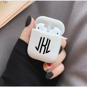 Custom Monogram AirPod Case, Custom Silicone Airpods Case, Headphones ...