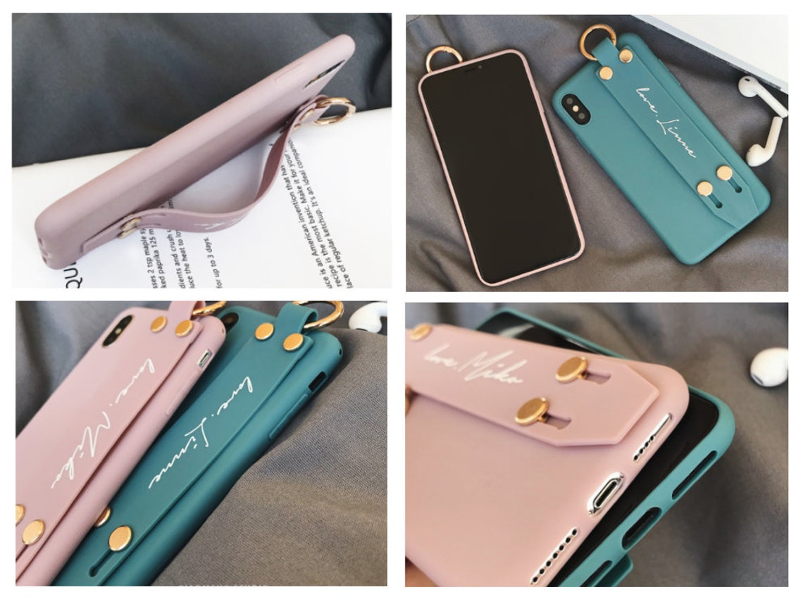 Custom Name Phone Casepersonalized Wrist Band Belt Soft Phone - Etsy