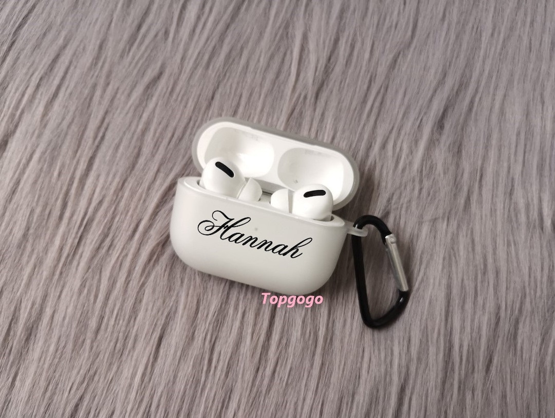 Custom Airpods Pro Case, Transparent Name AirPod Pro Case, Clear Shock ...