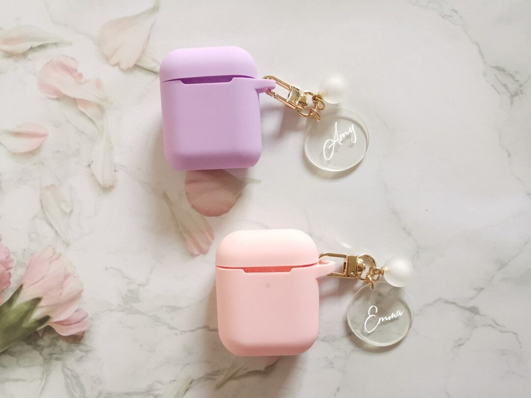 Custom AirPod Case,name Airpods Case Pro 2 Case With Cute Circle ...