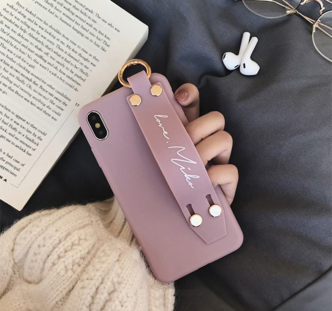 Custom Name Phone Casepersonalized Wrist Band Belt Soft Phone - Etsy