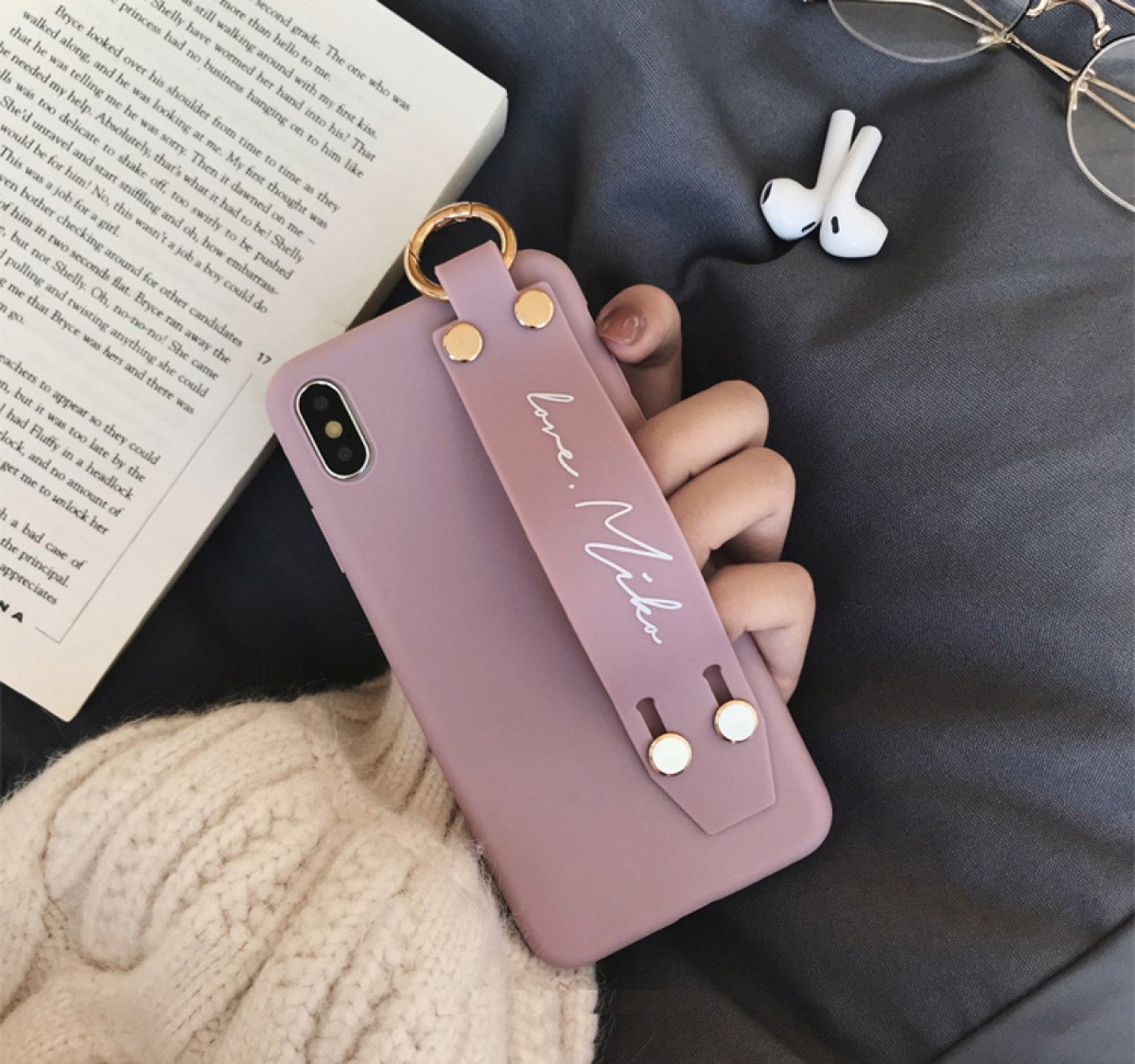Custom Name Phone Casepersonalized Wrist Band Belt Soft Phone - Etsy