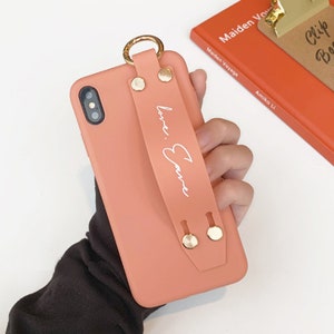 Customized Wrist Band Belt Soft Phone Case ,personalised Name iPhone ...