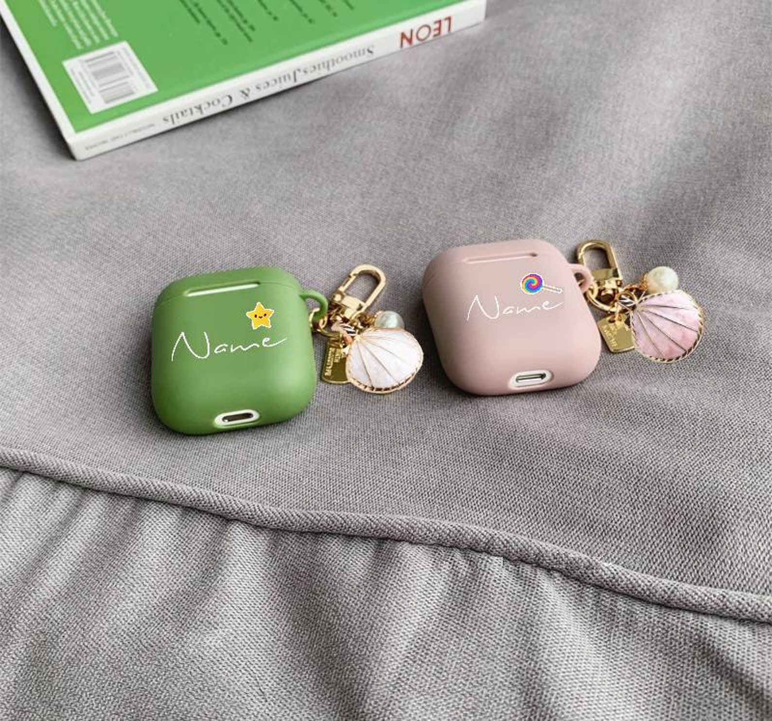 Custom Airpod Casesilicone Airpods Pro Case Keychaincute - Etsy