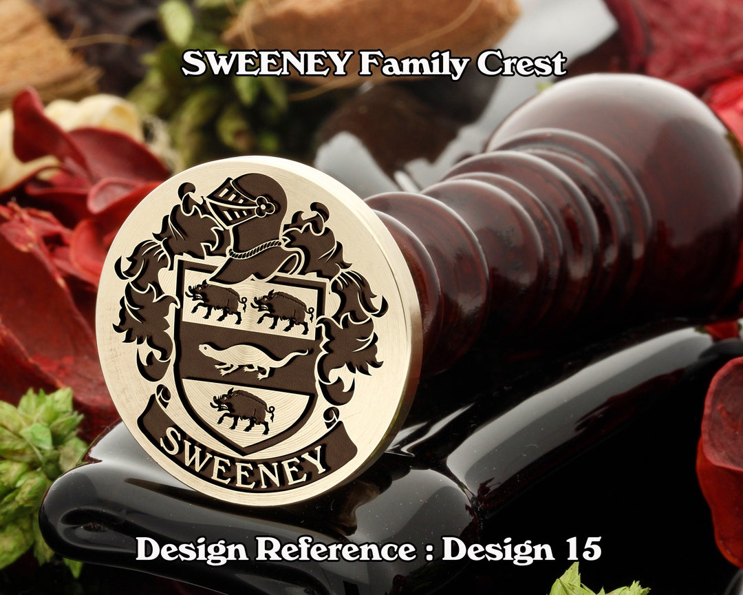 SWEENEY Family Crest Wax Seal - Etsy