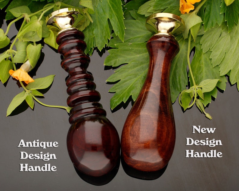 Two Initial Entwined Monogram Wax Seal Stamp, Laser Engraved to Order ...