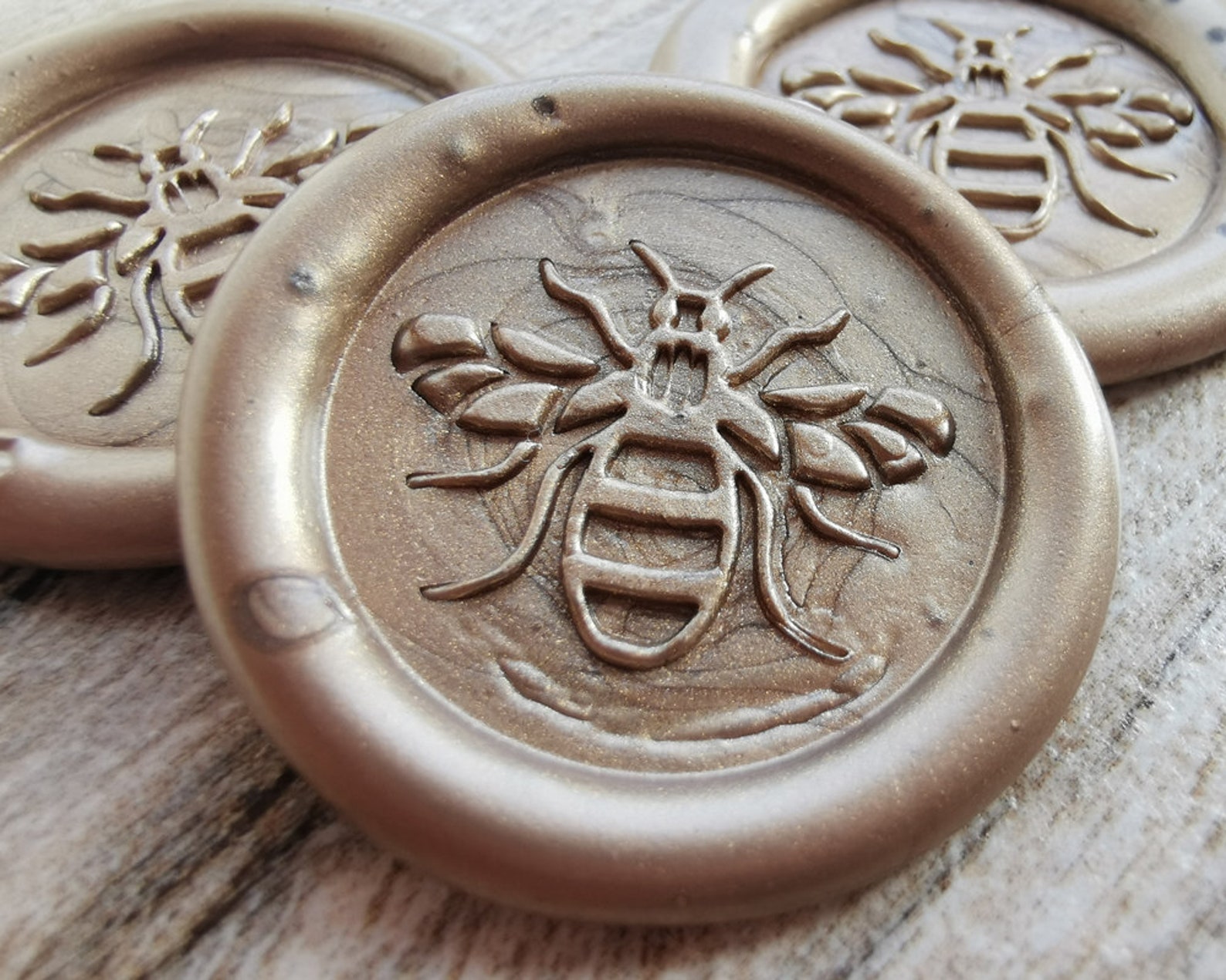 Bee Self Adhesive Wax Seals, Wax Seal Stickers, Envelope Wax Seals ...
