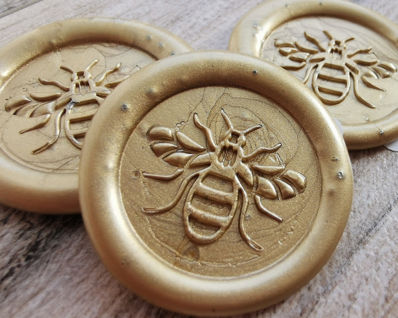 Bee Self Adhesive Wax Seals, Wax Seal Stickers, Envelope Wax Seals ...