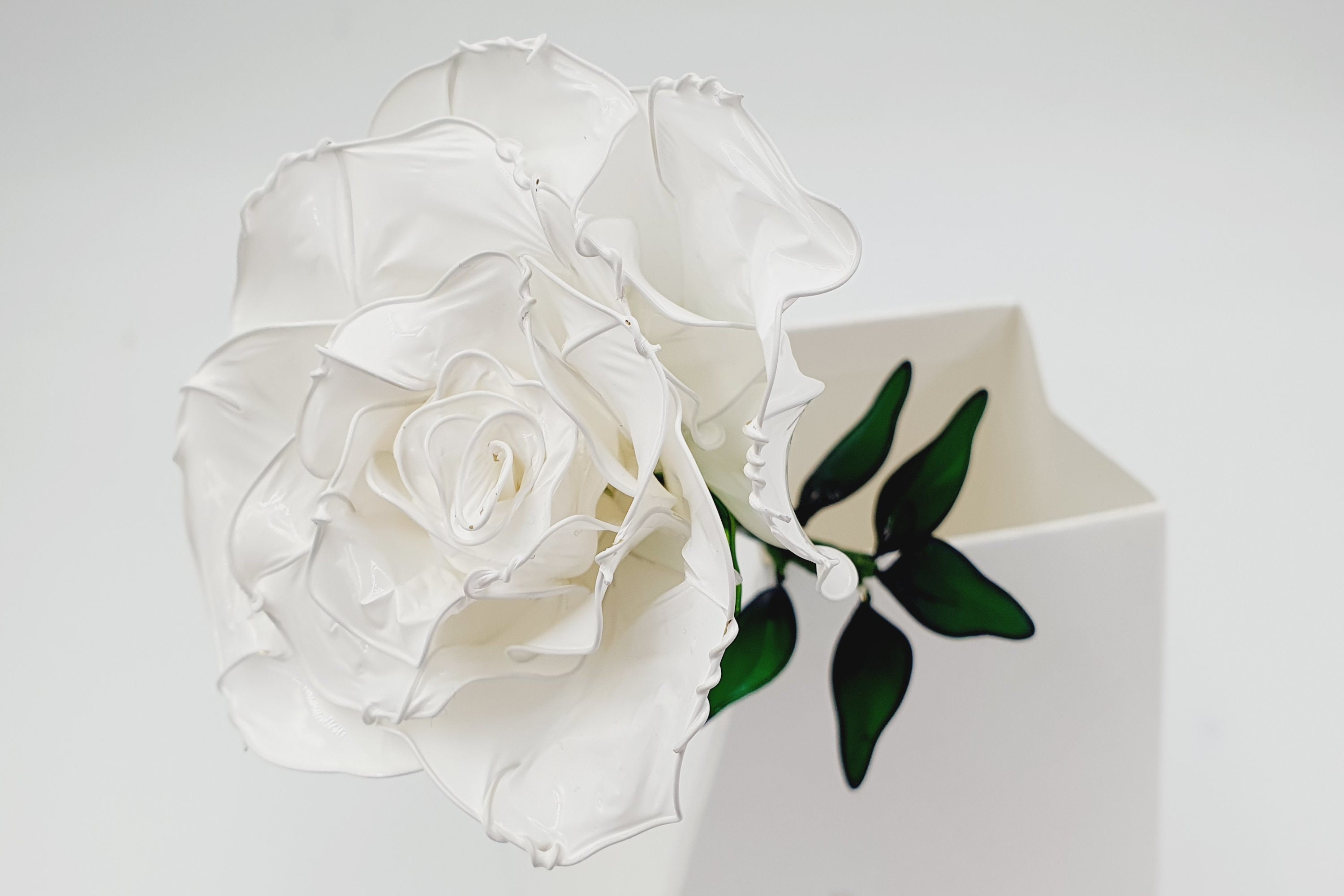 Rose Handmade With Resin and Wire Single Stem - Etsy UK