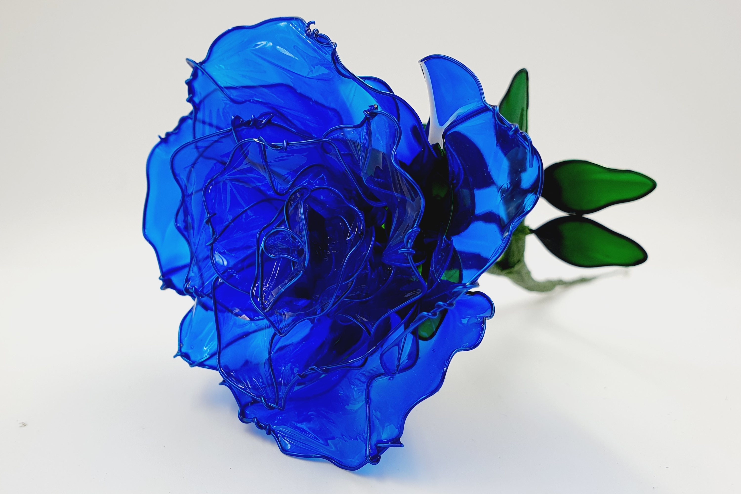 Rose Handmade With Resin and Wire Single Stem - Etsy UK