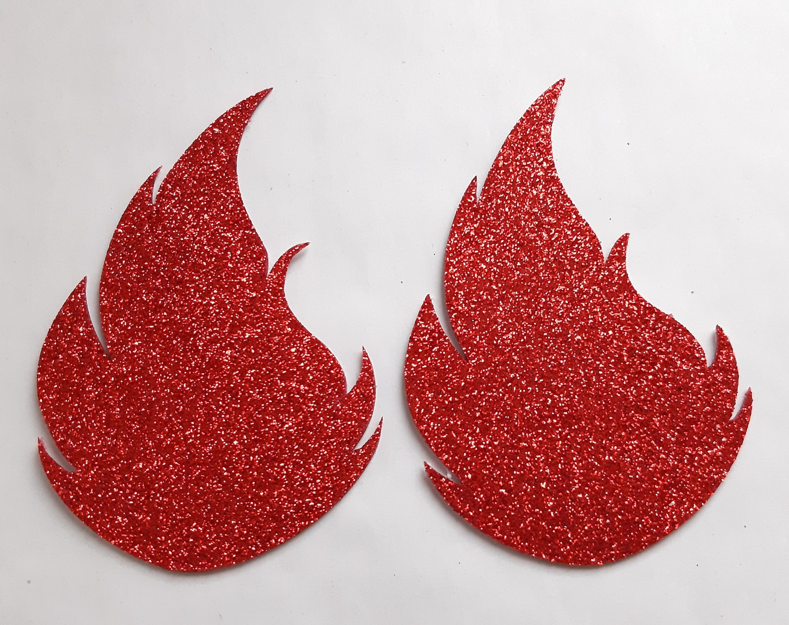 Red Glitter Flame Nipple Pasties - Etsy