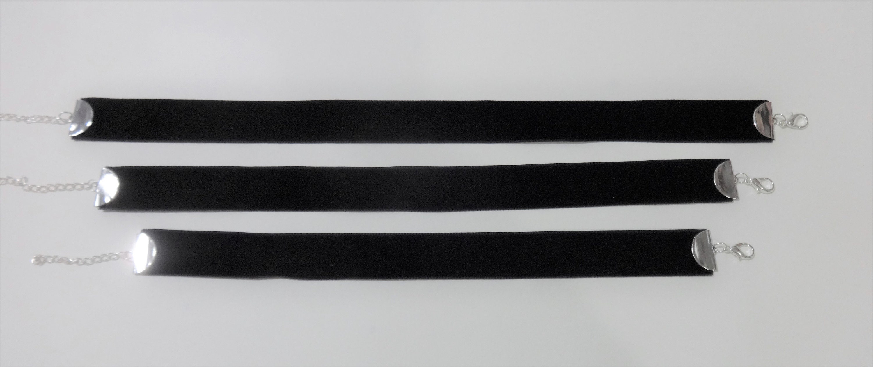 Black Velvet Choker Small Medium & Large Sizes Available - Etsy
