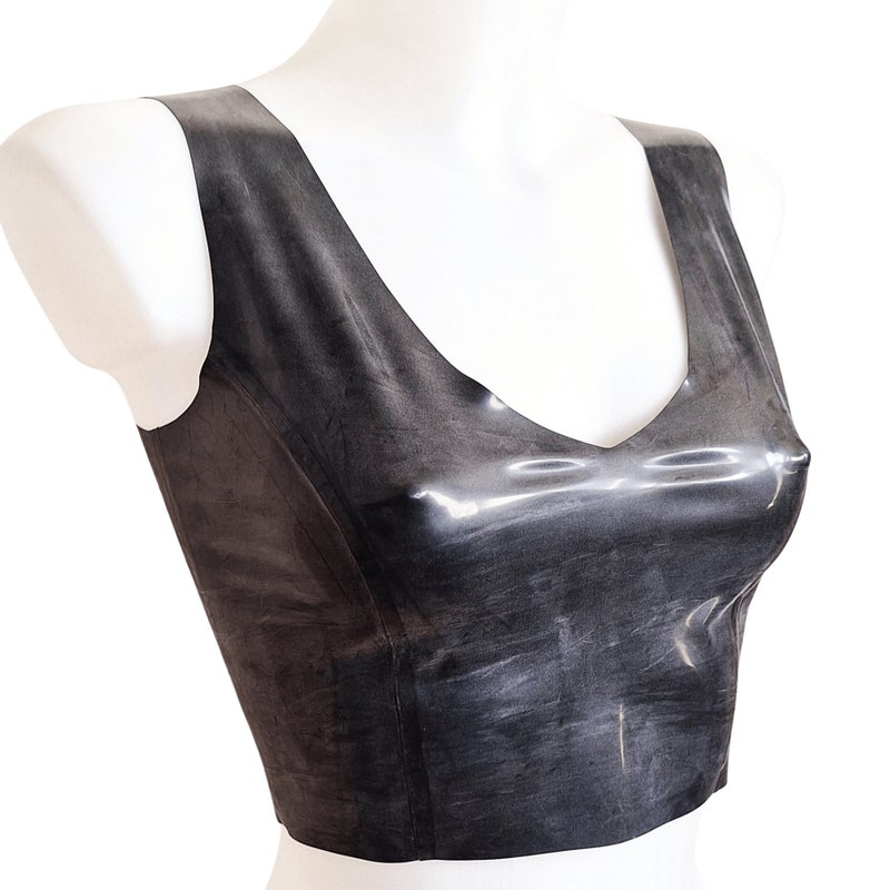 Latex Crop Top - Etsy