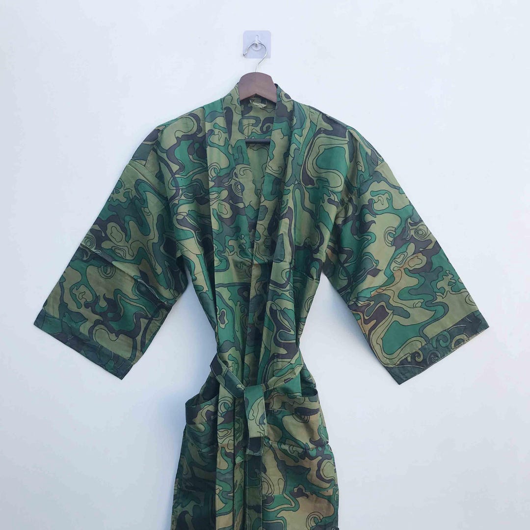Bridal Pure Silk Kimono Colourful Floral Silk Robe Handmade - Etsy