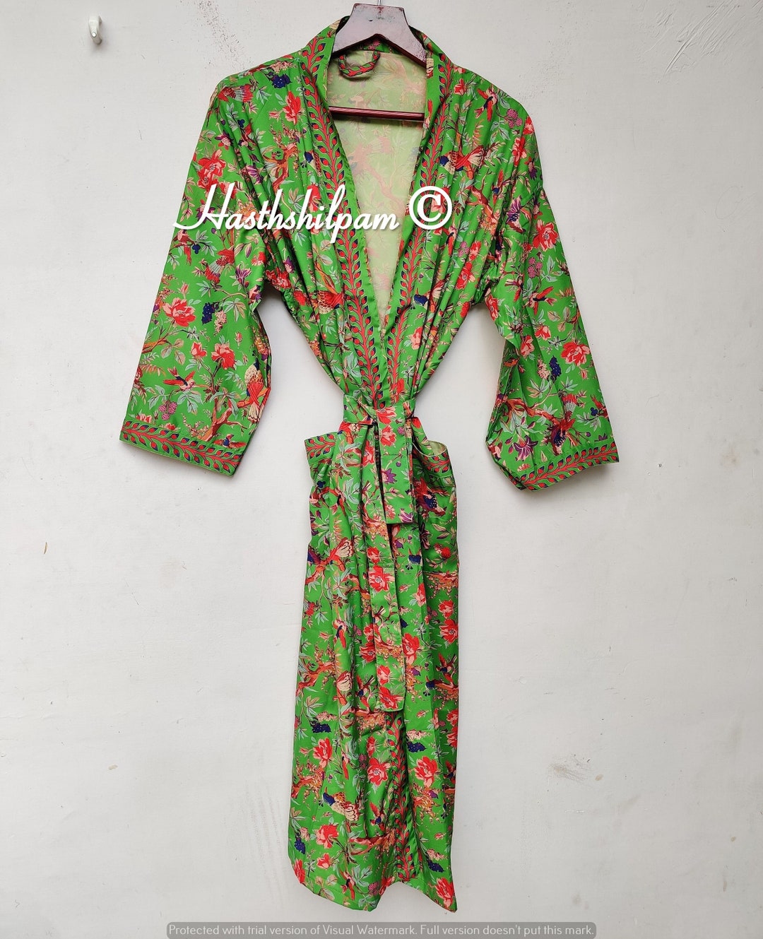 Plus Size Silk Robe, Hippie Robe, Boho Robe, Gift for Her, Vintage ...