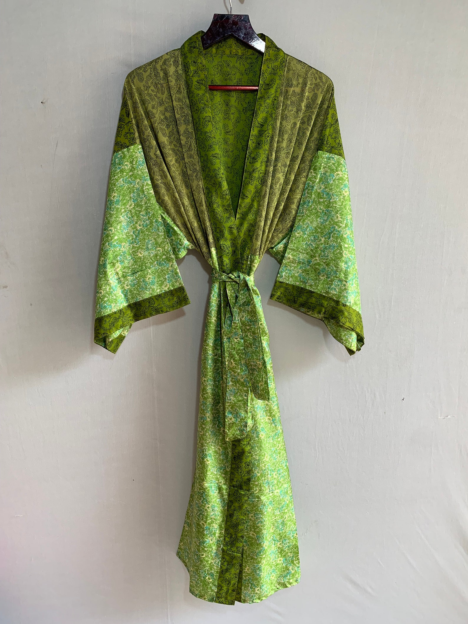 Beautiful Sari Kimono Women Silk Kimono Indian Silk Kimono - Etsy