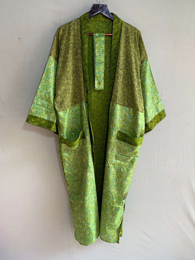 Beautiful Sari Kimono Women Silk Kimono Indian Silk Kimono - Etsy