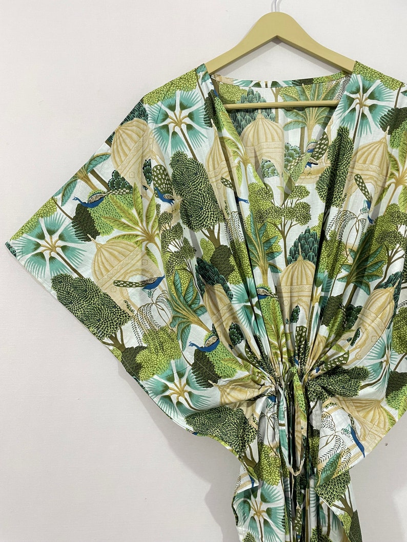 Pure Cotton Kaftan Wear Dress Home Clothing Indian Cotton - Etsy