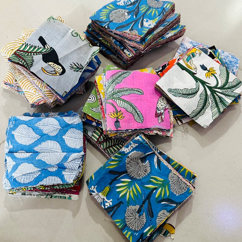 Scrap Fabric Patches - Etsy