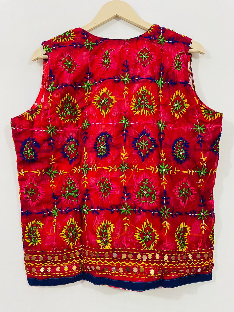 Indian Phulkari Short Jacket, Handwork Short Jacket, Women's Wear, Gift ...