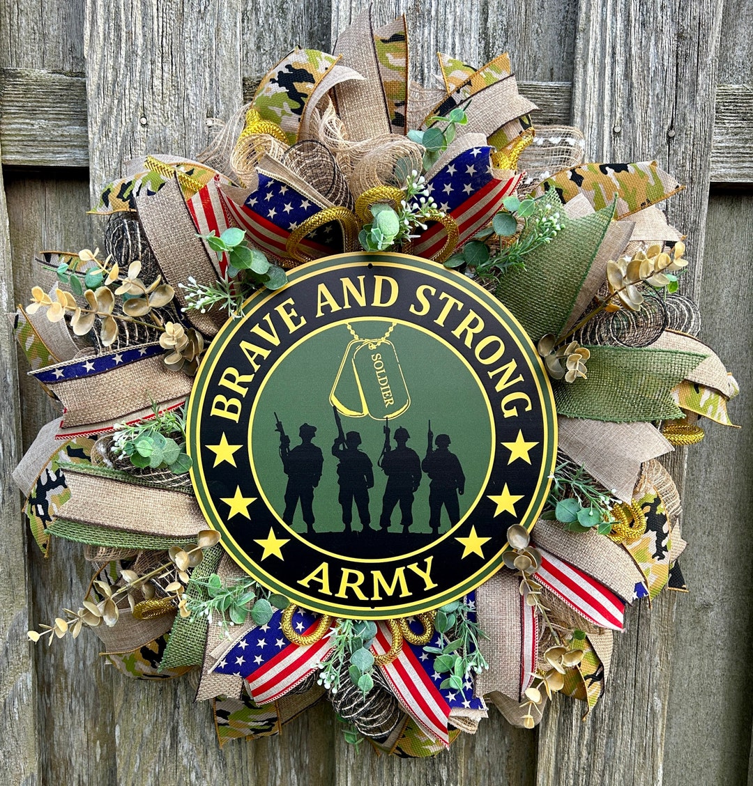 Army Wreath, US Army, Military Wreath, Veterans Day, Military ...