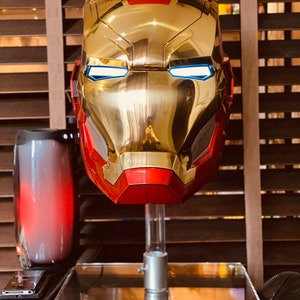 Helmet Stand, Mask Stand, Stand of the Helmet, Stand of Iron Man Mask ...