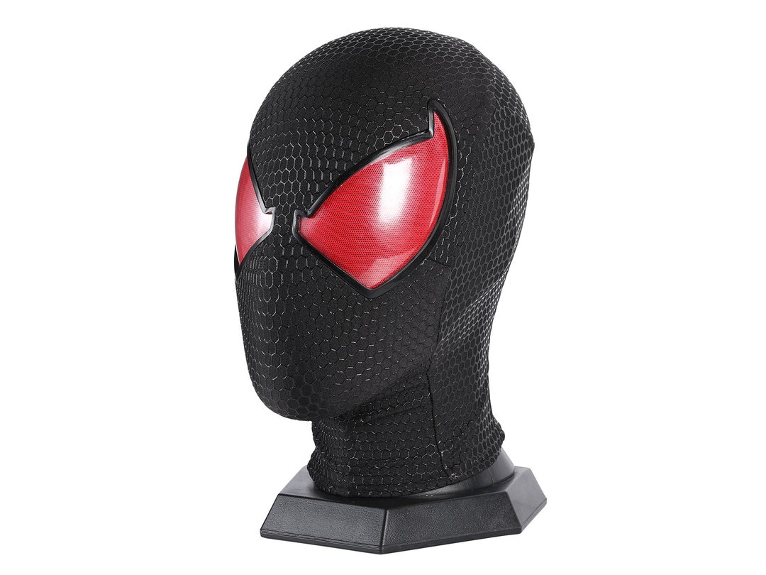 Black Scarlet Spiderman Mask Ben Reily Scarlet Spiderman Mask Cosplay Mask With Faceshell and ...