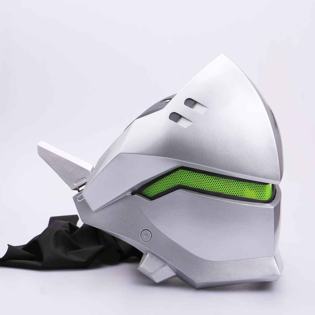 Genji Mask, Genji Helmet, OW Genji Costume Cosplay, Genji OW Light-up ...