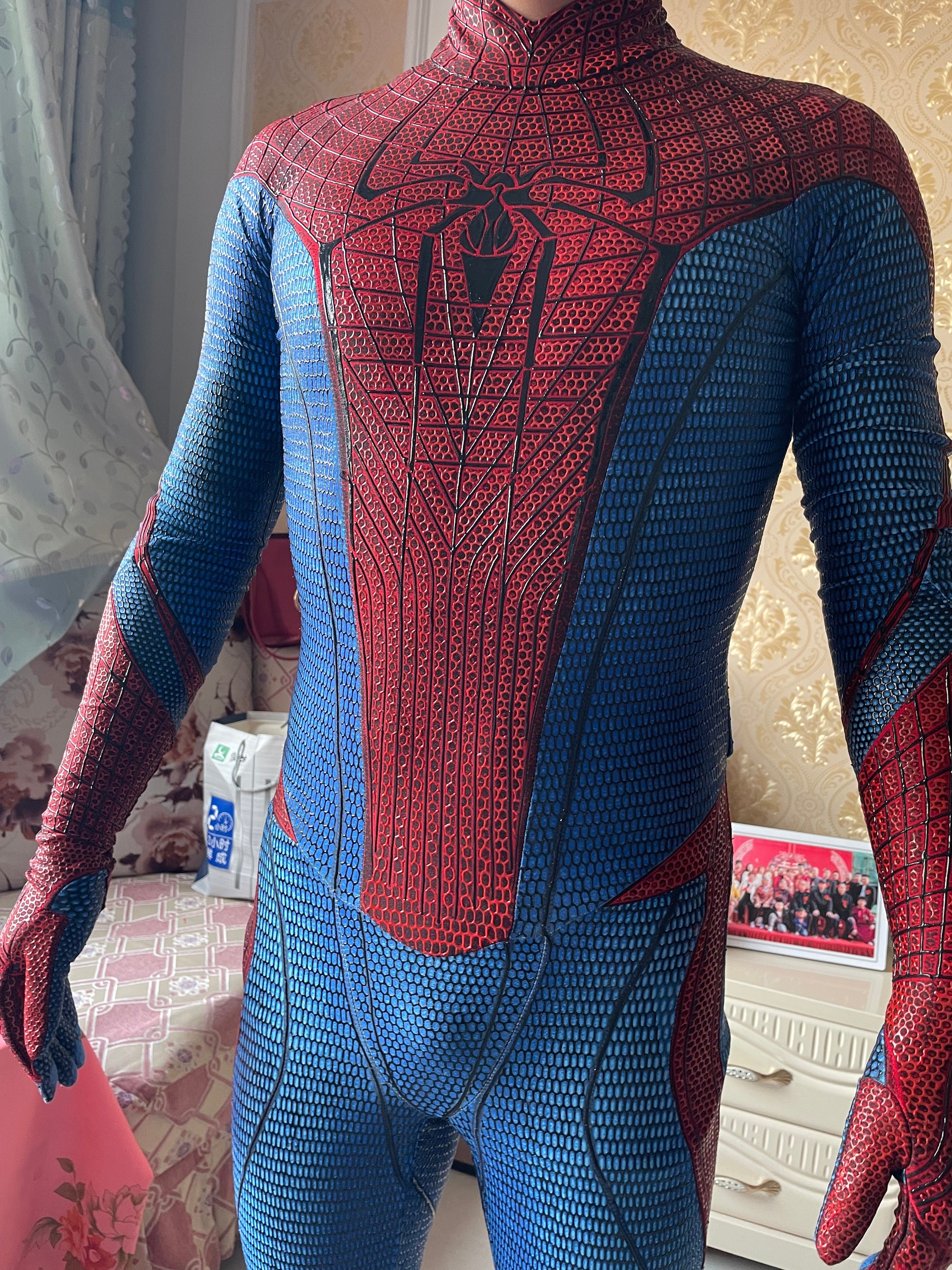 The Amazing Spiderman Suit Amazing Spiderman 1 Cosplay Suit Etsy