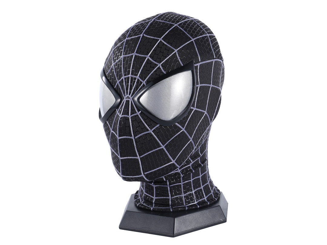 The Venom Amazing Spiderman Mask Venom Amazing Black Spiderman - Etsy