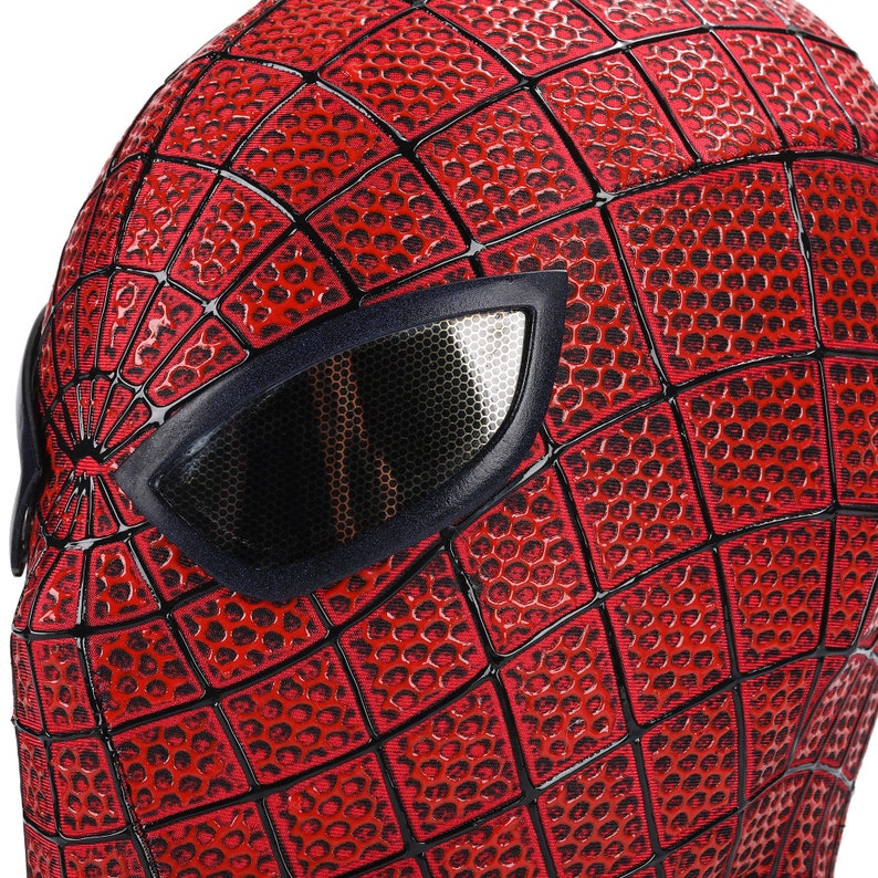 The Amazing Spiderman Mask Amazing Spiderman 1 Cosplay Mask Etsy