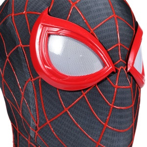 Spiderman Mask PS5 Miles Morales Spiderman Mask Spider-man Cosplay Mask ...