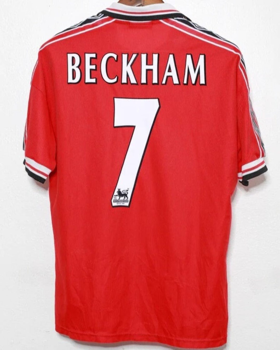 7 DAVID BECKHAM Manchester United Football Shirt - Etsy