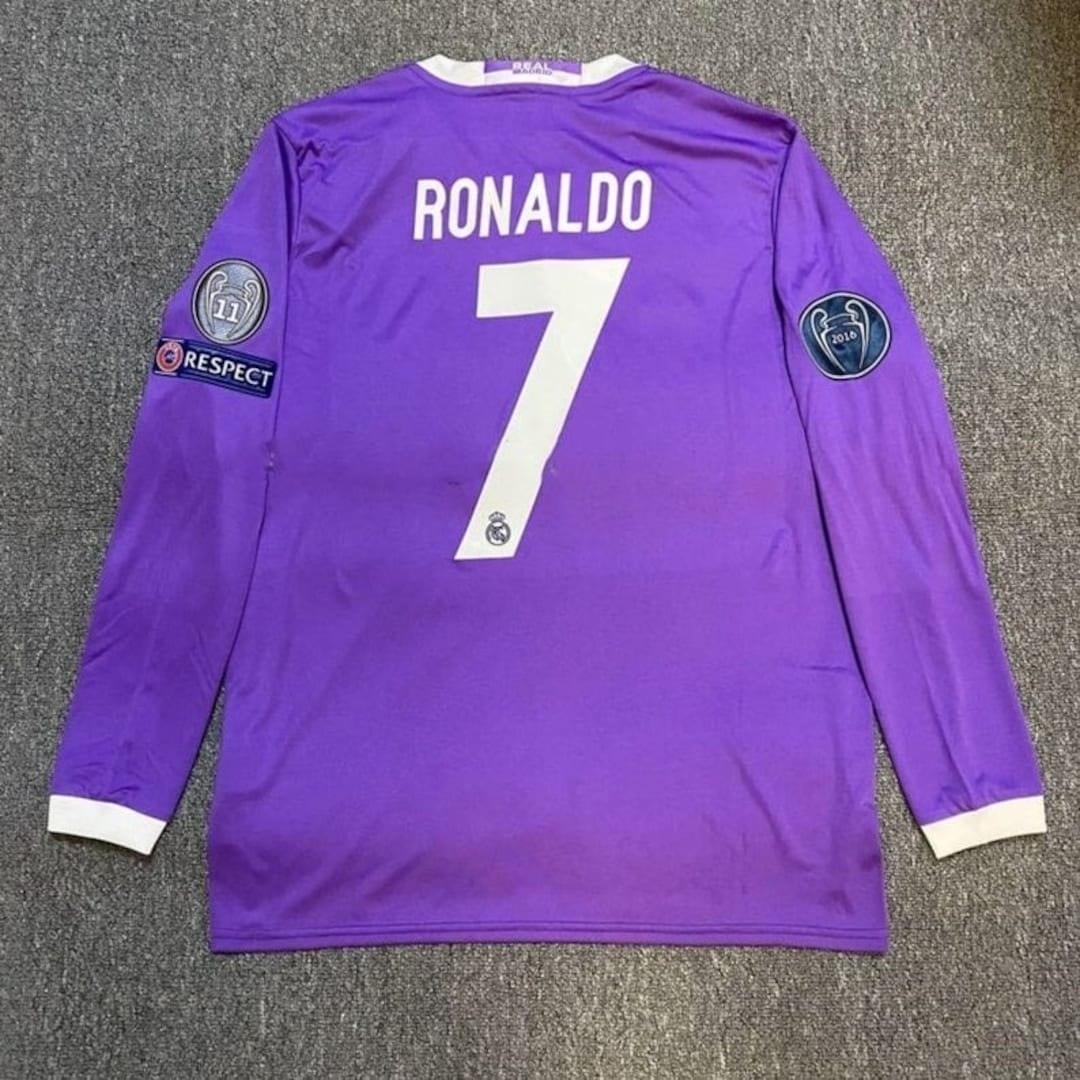 2016-2017 Real Madrid C Ronaldo Champions League Final Jersey Classic ...