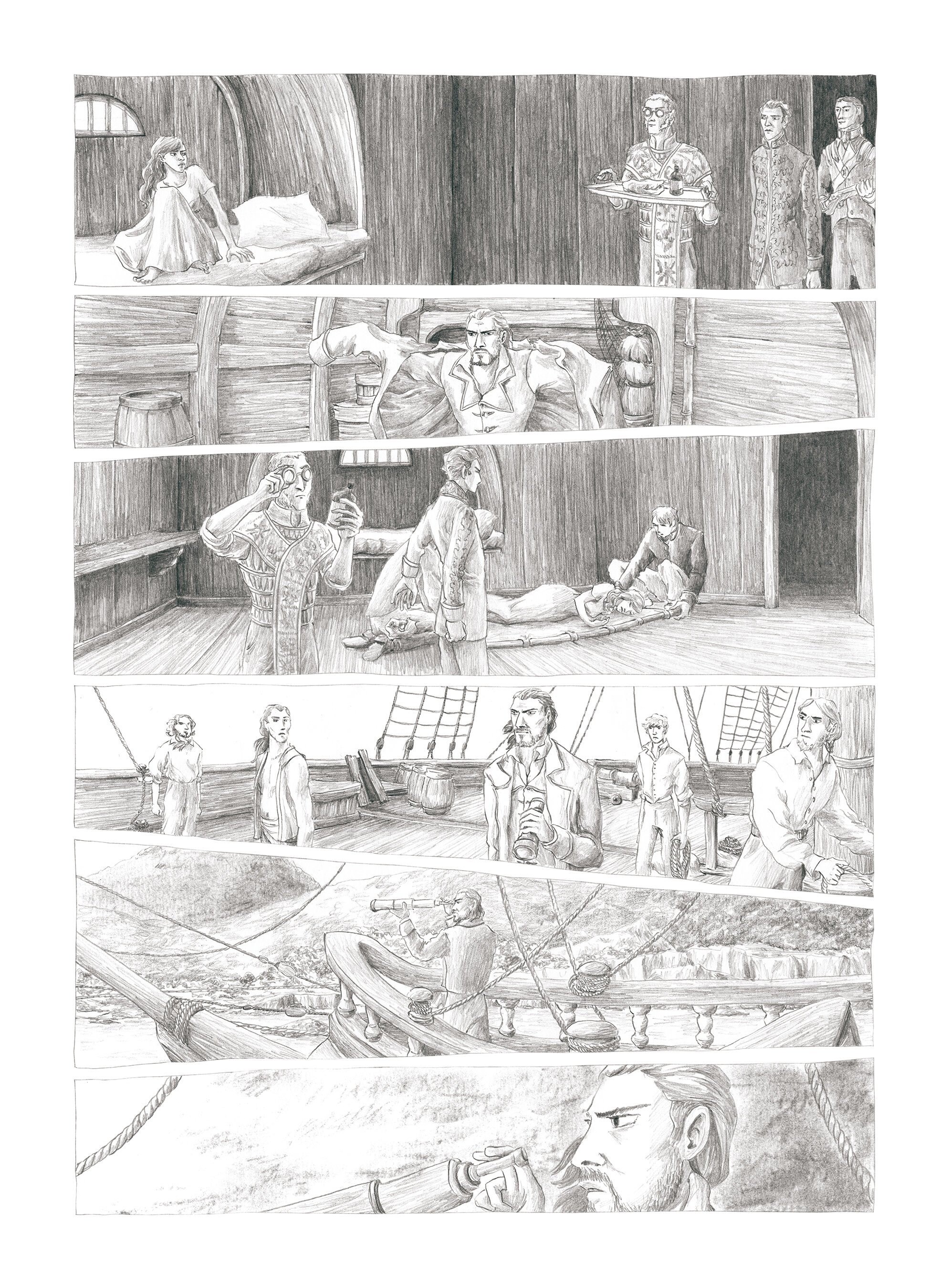 Original Page From the Comics La Fille Des Cendres Book 3 Page 37 - Etsy UK