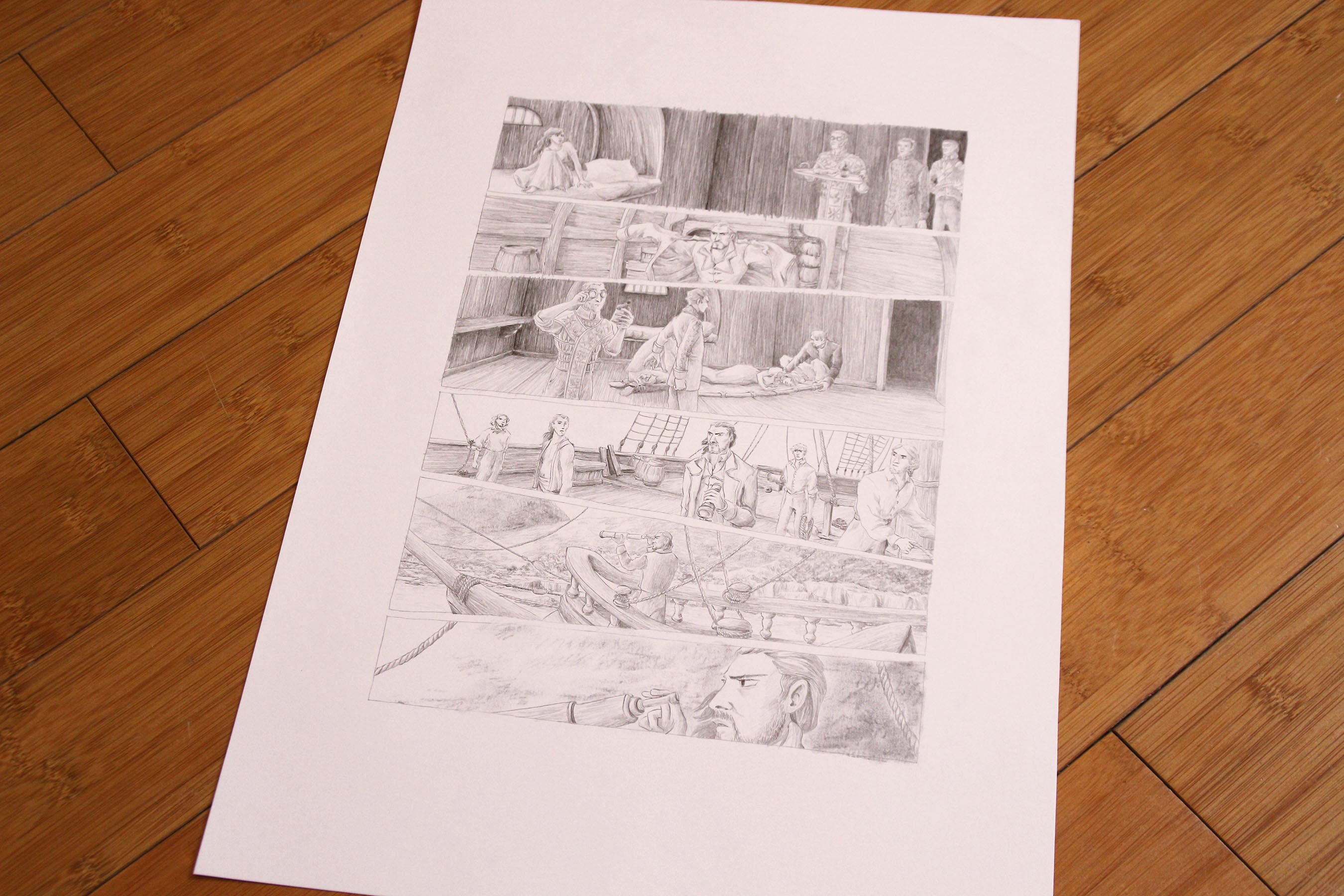 Original Page From the Comics La Fille Des Cendres Book 3 Page 37 - Etsy UK