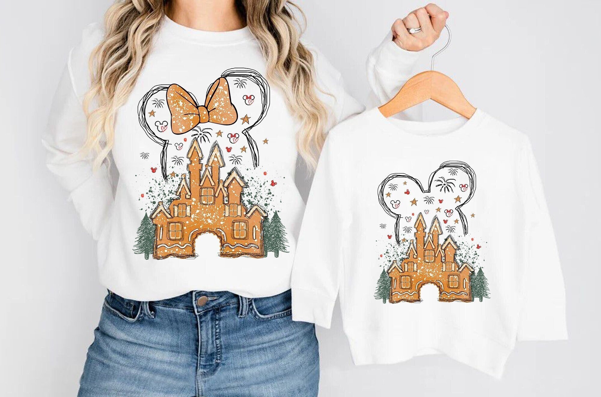 Matching Minnie & Mickey Sweatshirts, Disneyland Christmas Sweatshirt ...