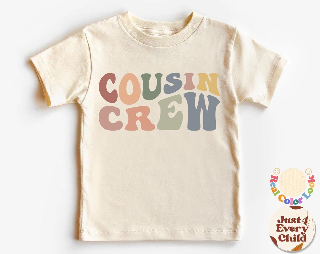 Cousin Crew Toddler Shirt, Retro Cousins Shirts, Cousin Bodysuit, Cute ...