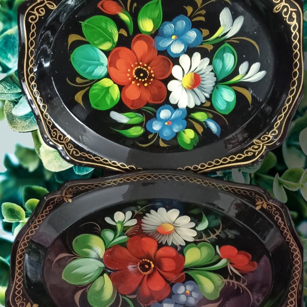 Russian Metal Tray - Etsy