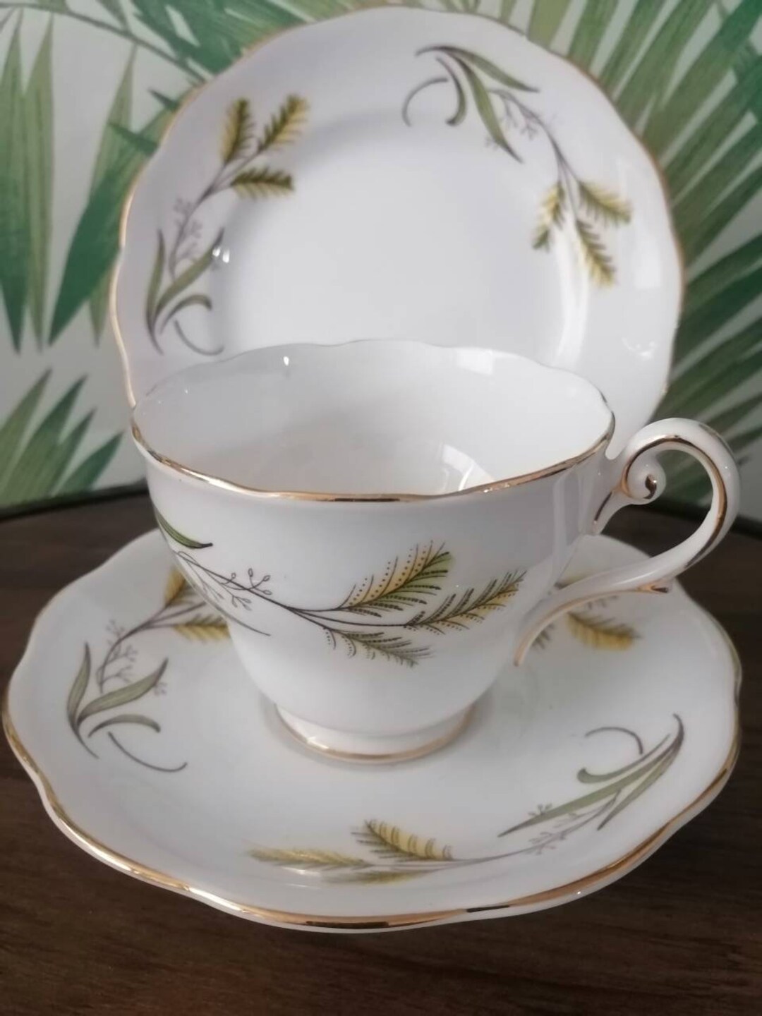 Vintage Royal Standard Tea Cup Saucer & Plate Symphony Pattern Bone ...