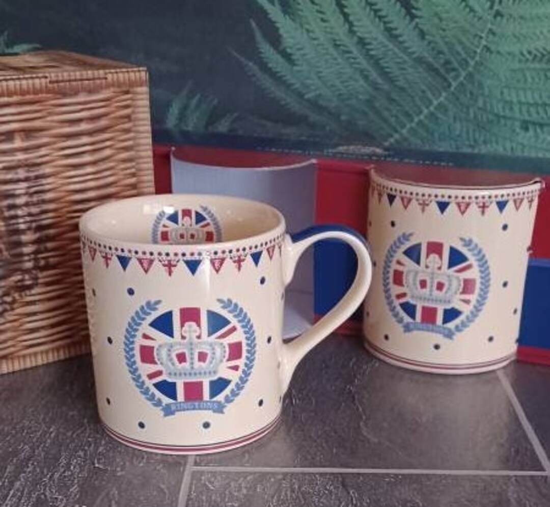 2 Ringtons Celebration Stoneware Mugs Beakers in Box - Etsy