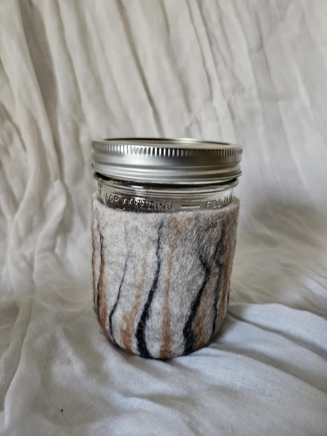 Tendrils Wool Mason Jar Coozy - Etsy
