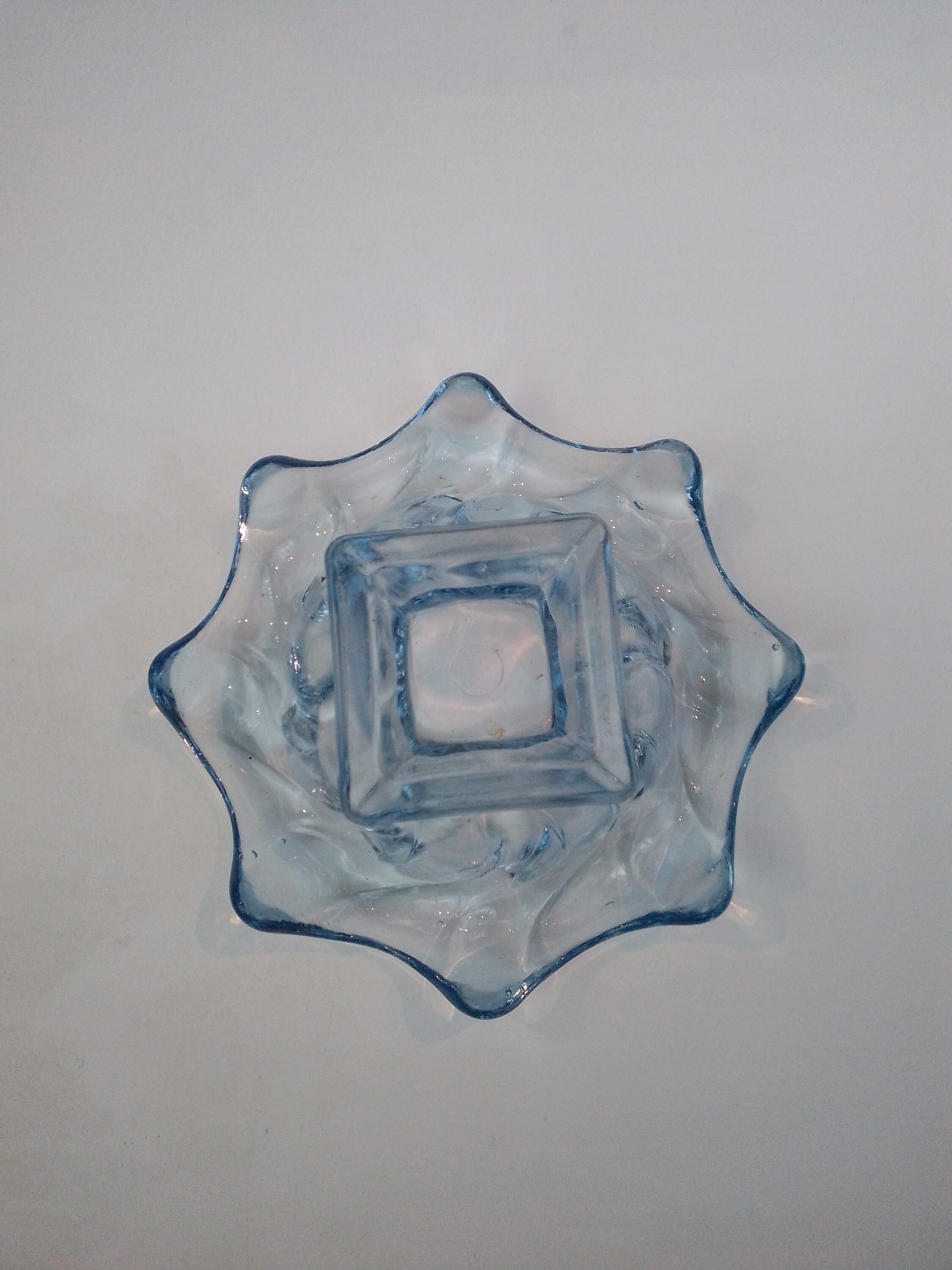 Bagley Glass Art Deco 1930s Equinox Posy Vase Bon Bon Dish in Blue ...