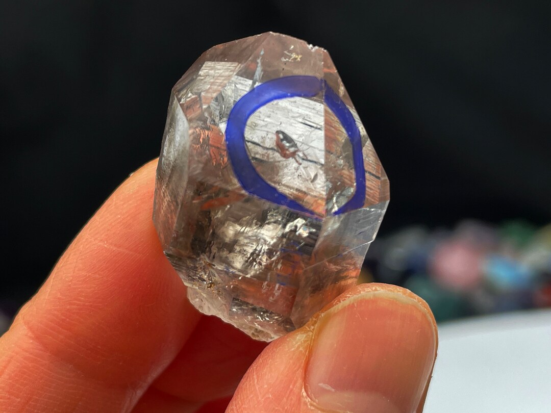 Enhydro Quartz Crystal, Moving Bubble, Raw Crystal, Metaphysical, Home ...