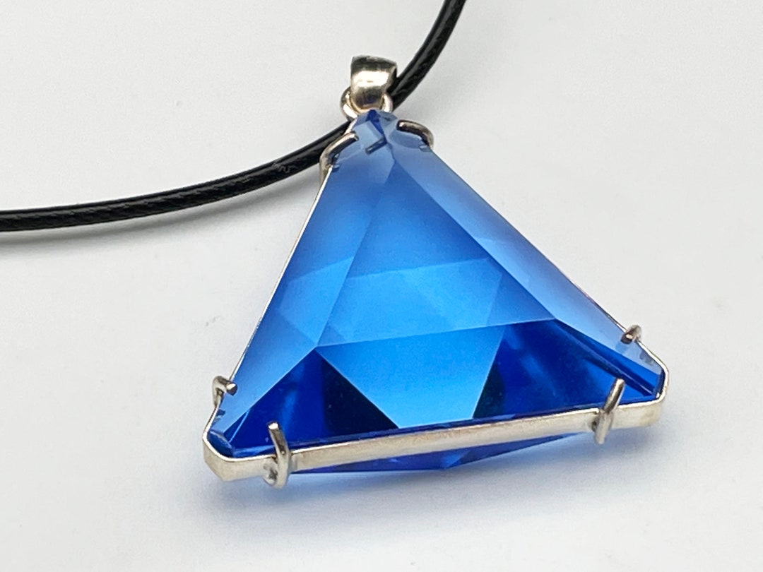 Star of David ,synthetic Crystal,sterling Silver, Crystal Pendant ...