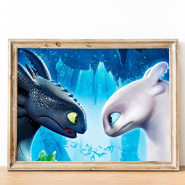 Light Fury Poster - Etsy