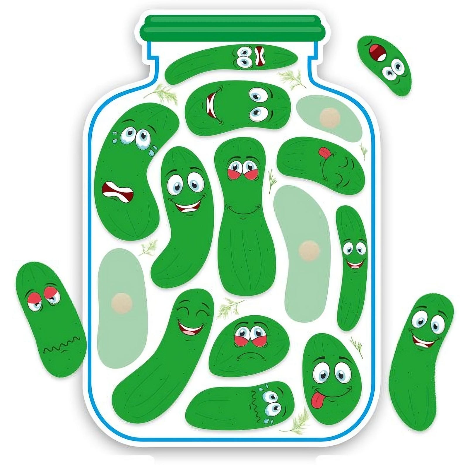 Cucumbers Matching Game Printable, Busy Book Shape, Kids Activity ...