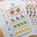 Counting Practice Activity, 1 to 10 Counting Montessori, Learn to Count ...