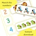 Counting Practice Activity, 1 to 10 Counting Montessori, Learn to Count ...