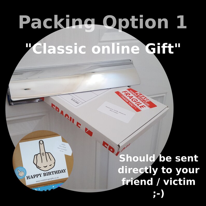 Finger Box Prank Mail Post Gift Box Gag Funny Birthday | Etsy